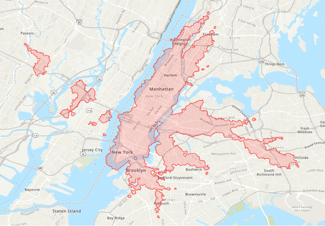 TravelTime ArcGIS plugin | Isochrones | Travel Time Distance Matrix