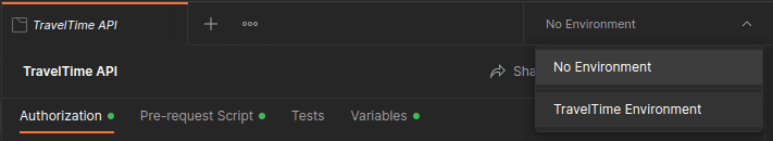 Postman Collection - TravelTime API Documentation