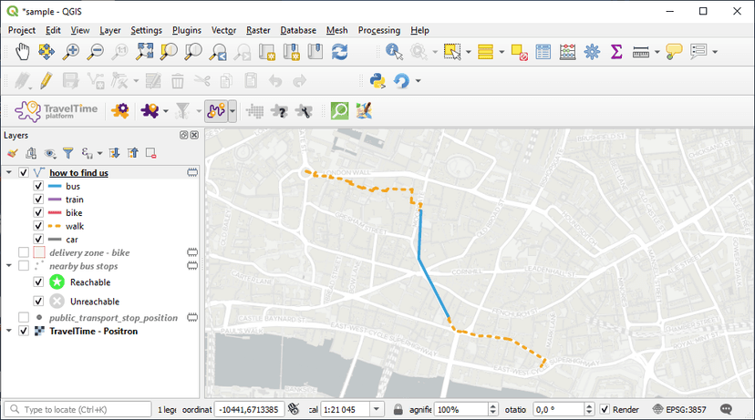 TravelTime QGIS Plugin | Basics Tutorial